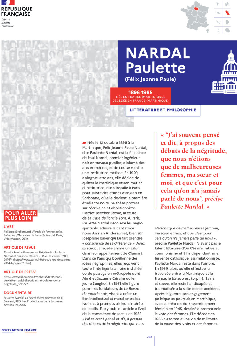 Paulette Nardal - Louis Thomas Achille
